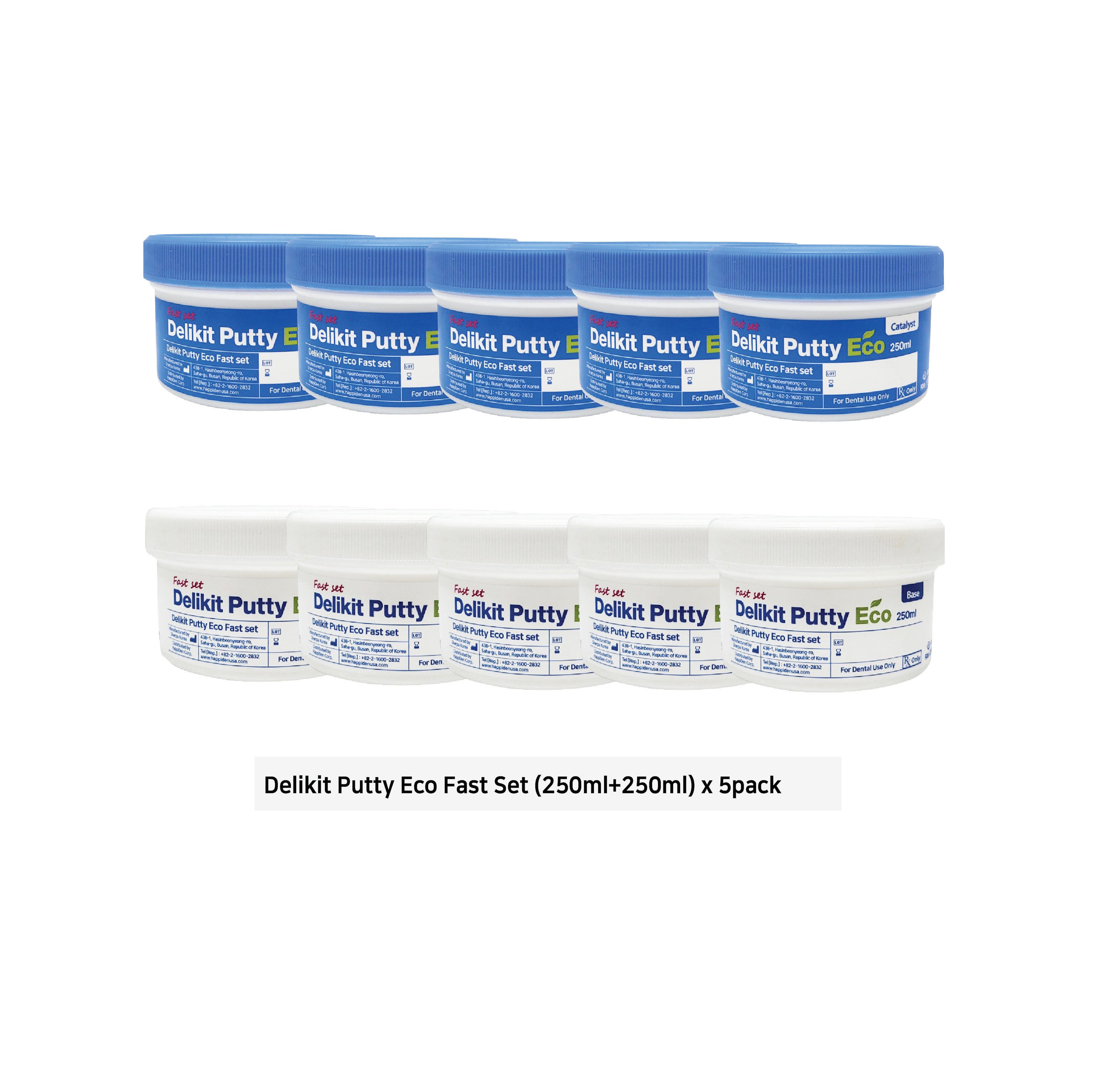 Delikit Putty Eco Saver Pack, Fast Set – HappiDen USA